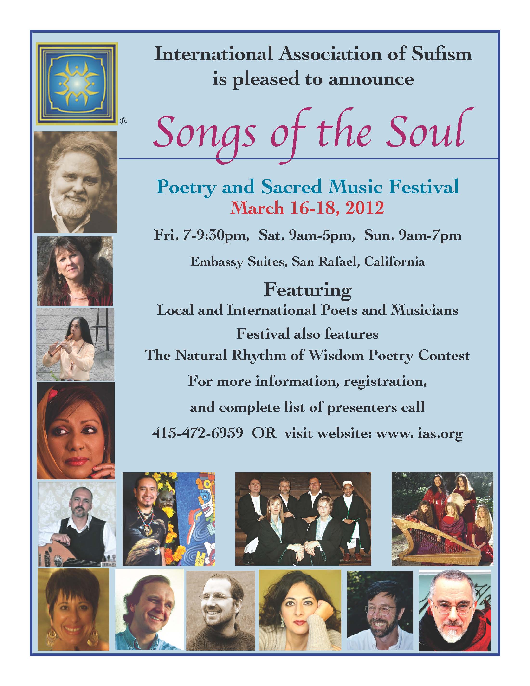 Poetry Poster from the Sufi Symposium 2012 - Ecstatic Exchange